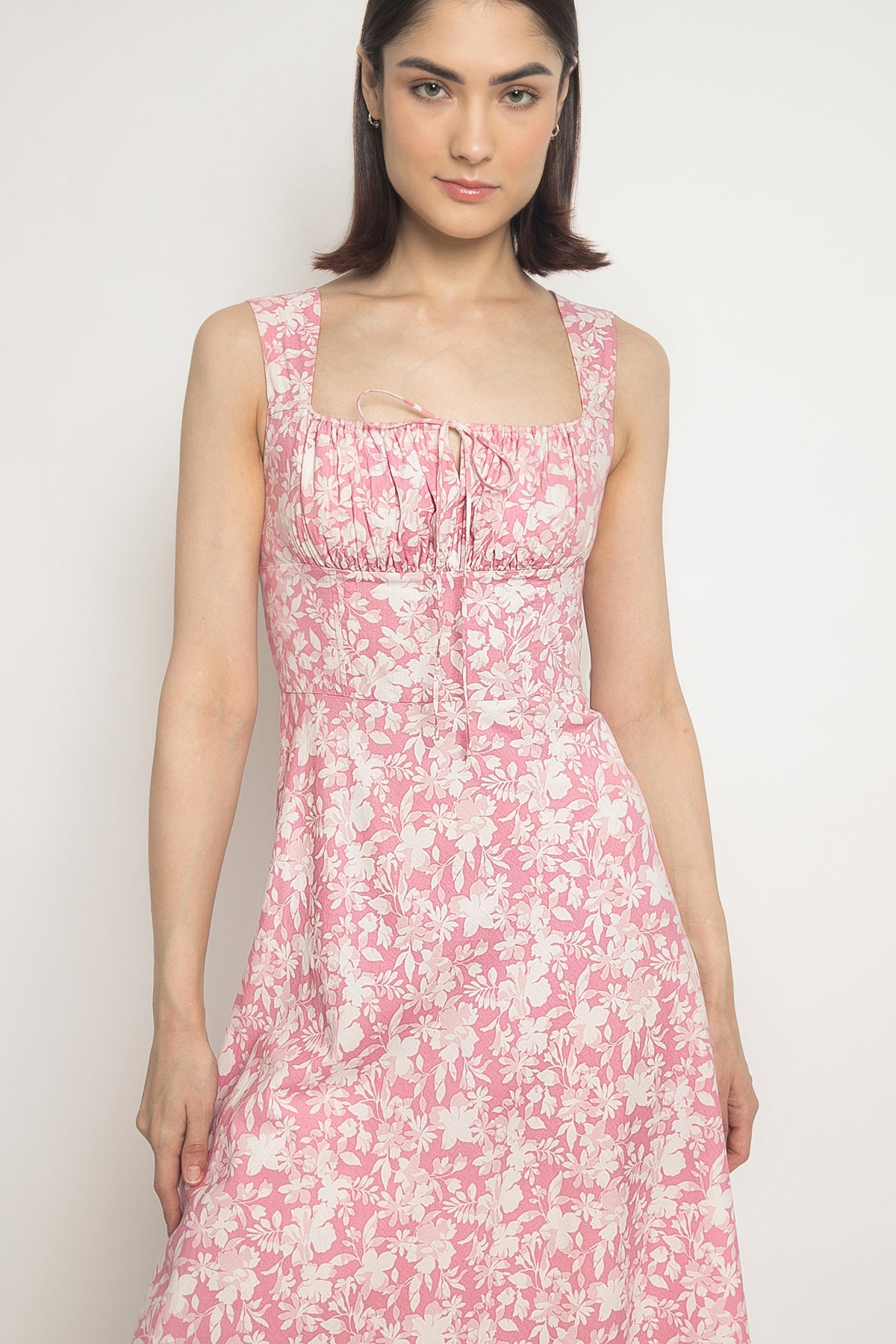 ALISON RUCHED MIDI DRESS – Andriany