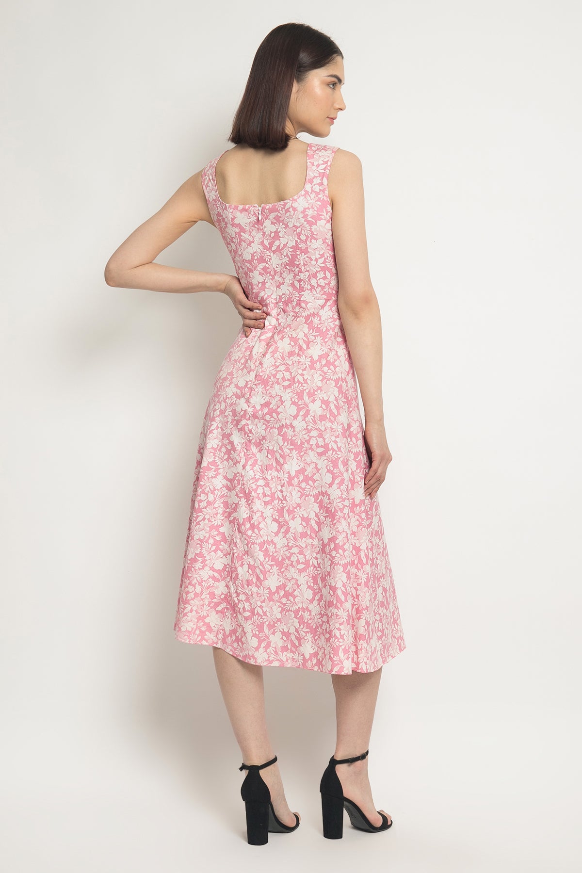 ALISON RUCHED MIDI DRESS – Andriany