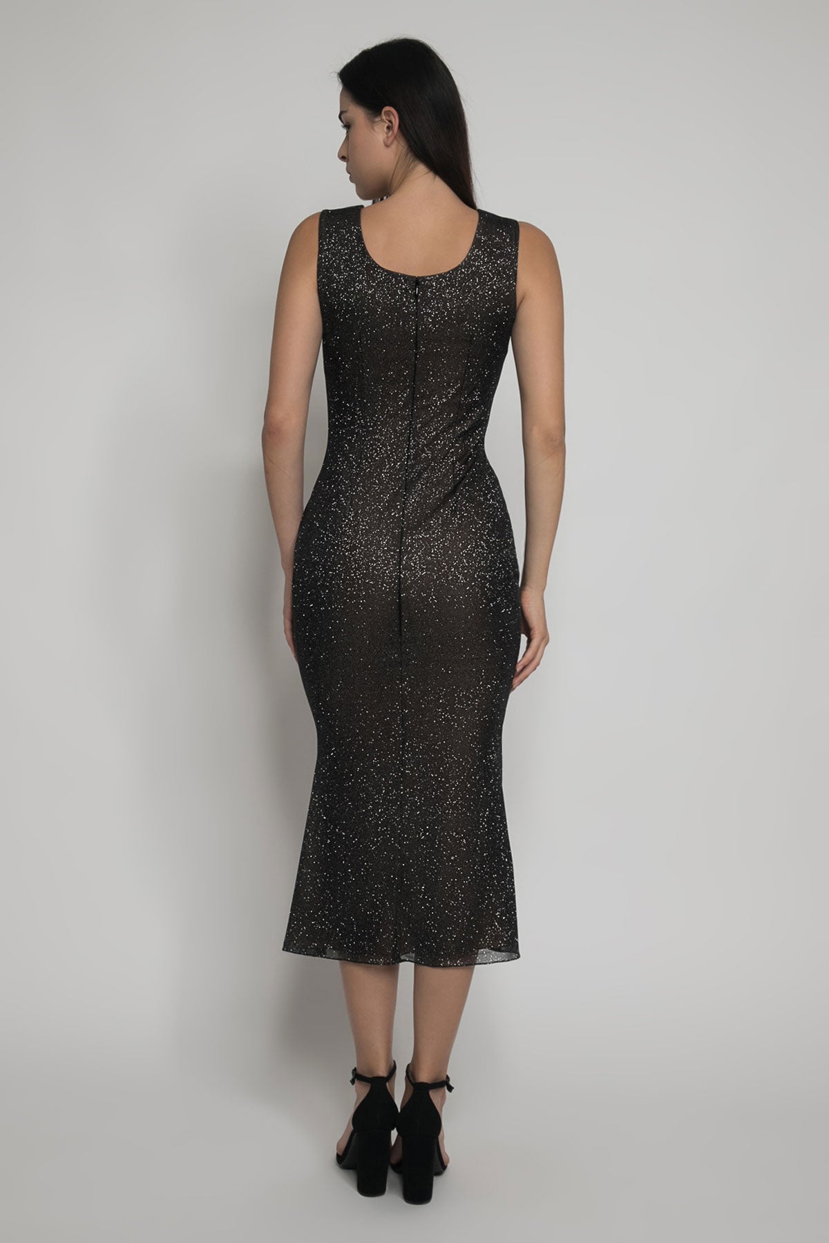 ESTELLE GLITTER MIDI DRESS – Andriany